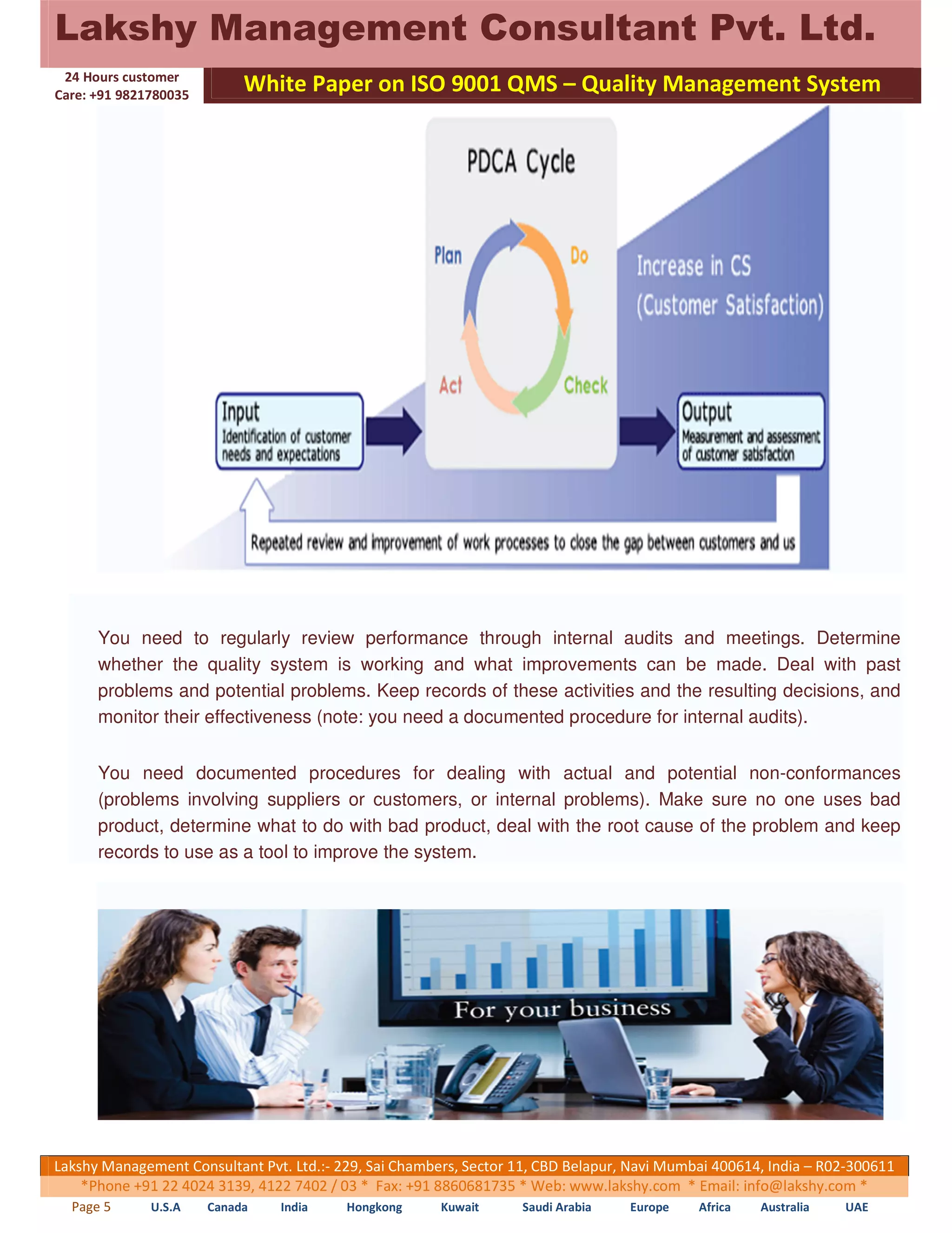 Iso 9001 2008 QMS white paper | PDF