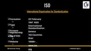 ISO 9001-2015 quality management system presentation | PPTX