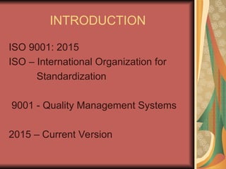 ISO 9001-2015 AWARENESSof latest rev.ppt
