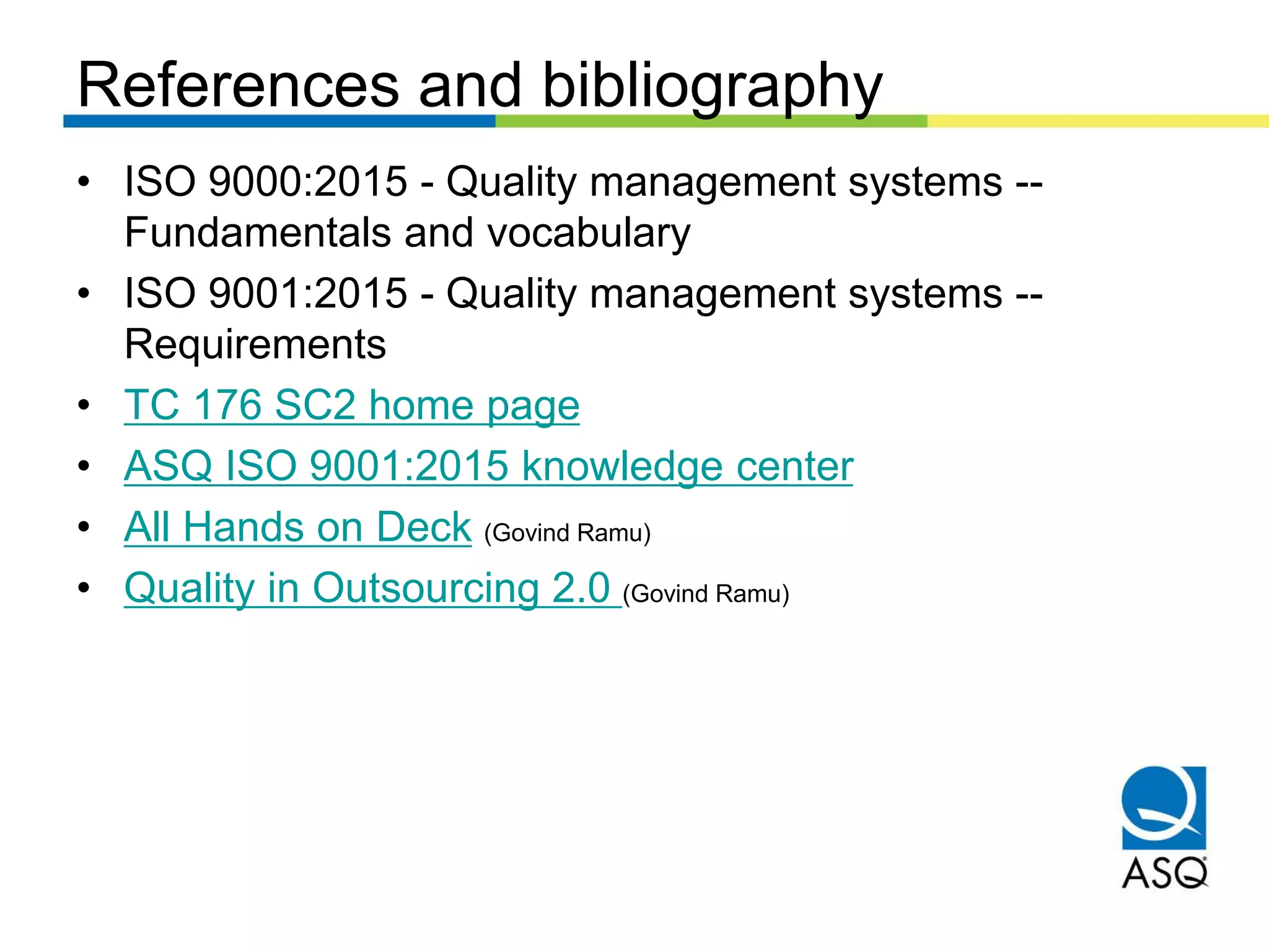 ISO 9001 2015 Overview presentation | PDF
