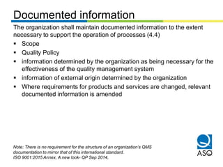ISO 9001 2015 Overview presentation | PDF