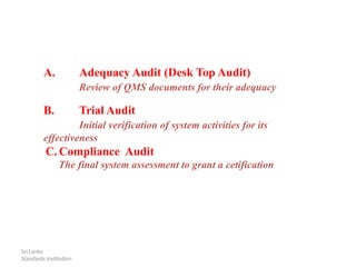 ISO 9001-Internal Audit-presentation to get the details | PPTX