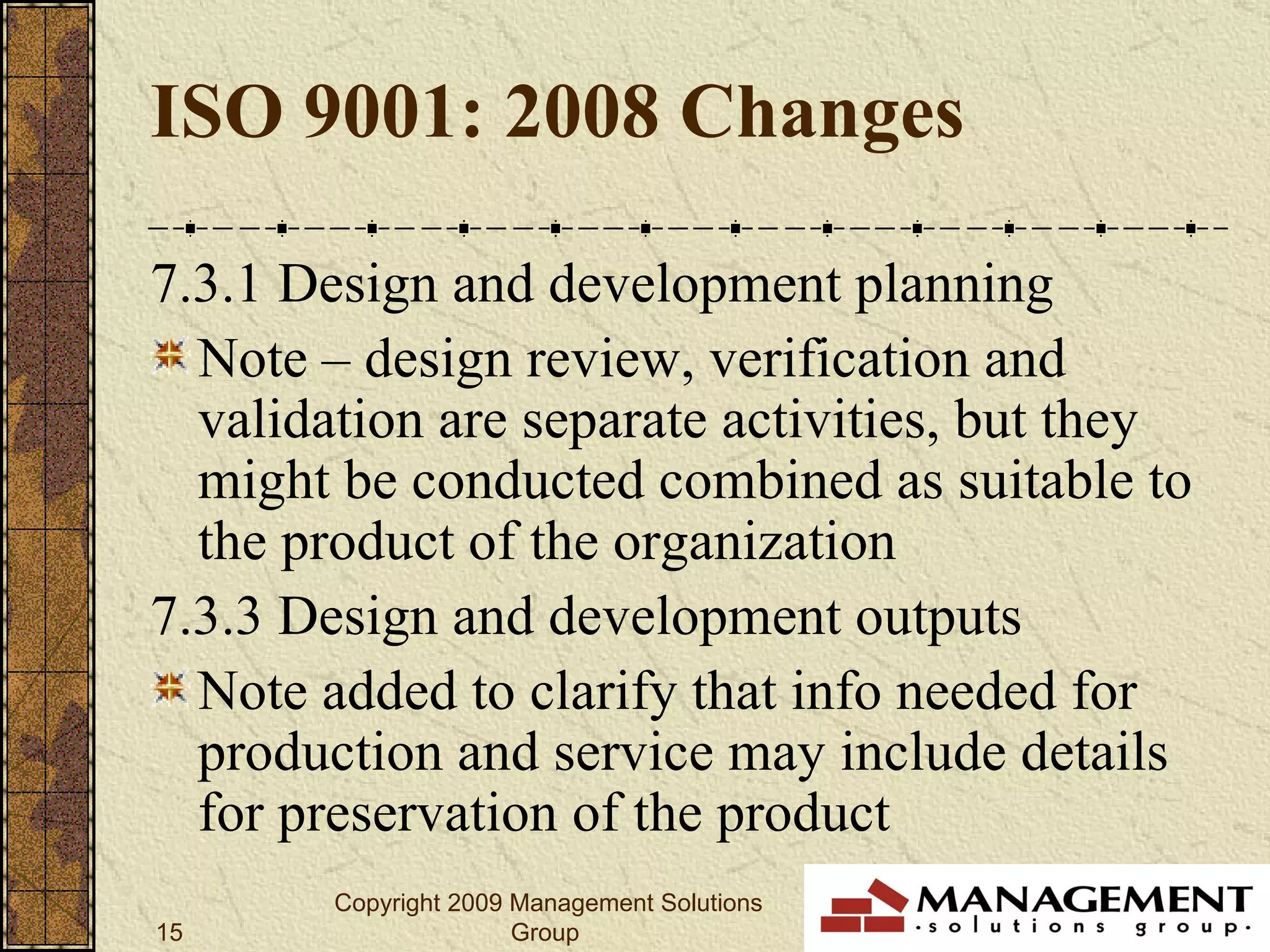 Iso 9001: 2008 Revisions & Changes | PPT