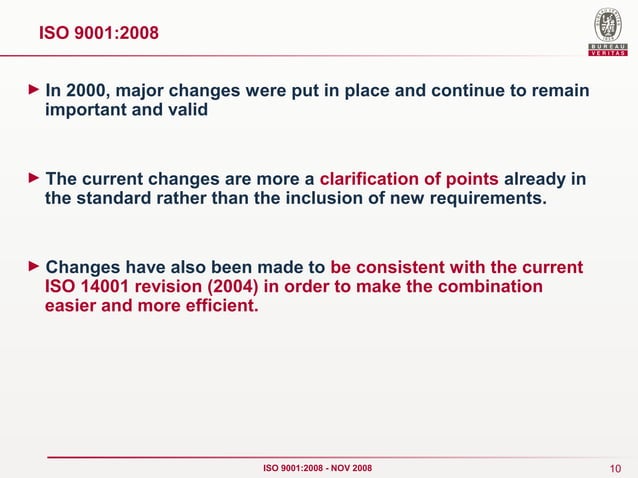 Iso+9001+2008+new+version | PPT