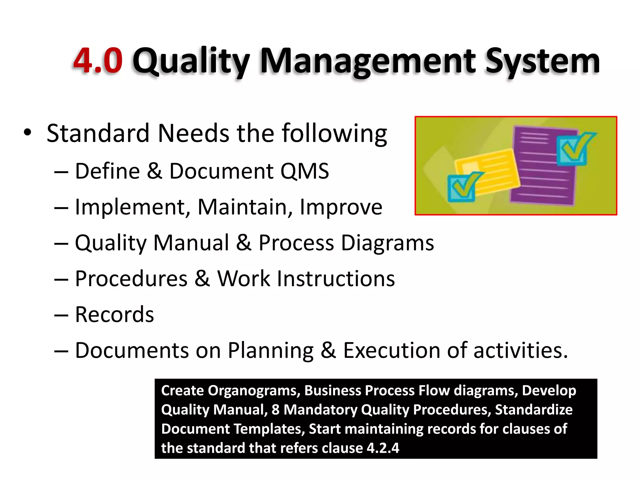 Iso 9001 2008 qms | PPTX | Business | Business and Finance