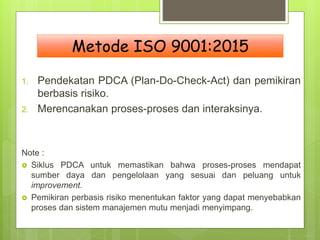 ISO 9001 2015 | PPTX