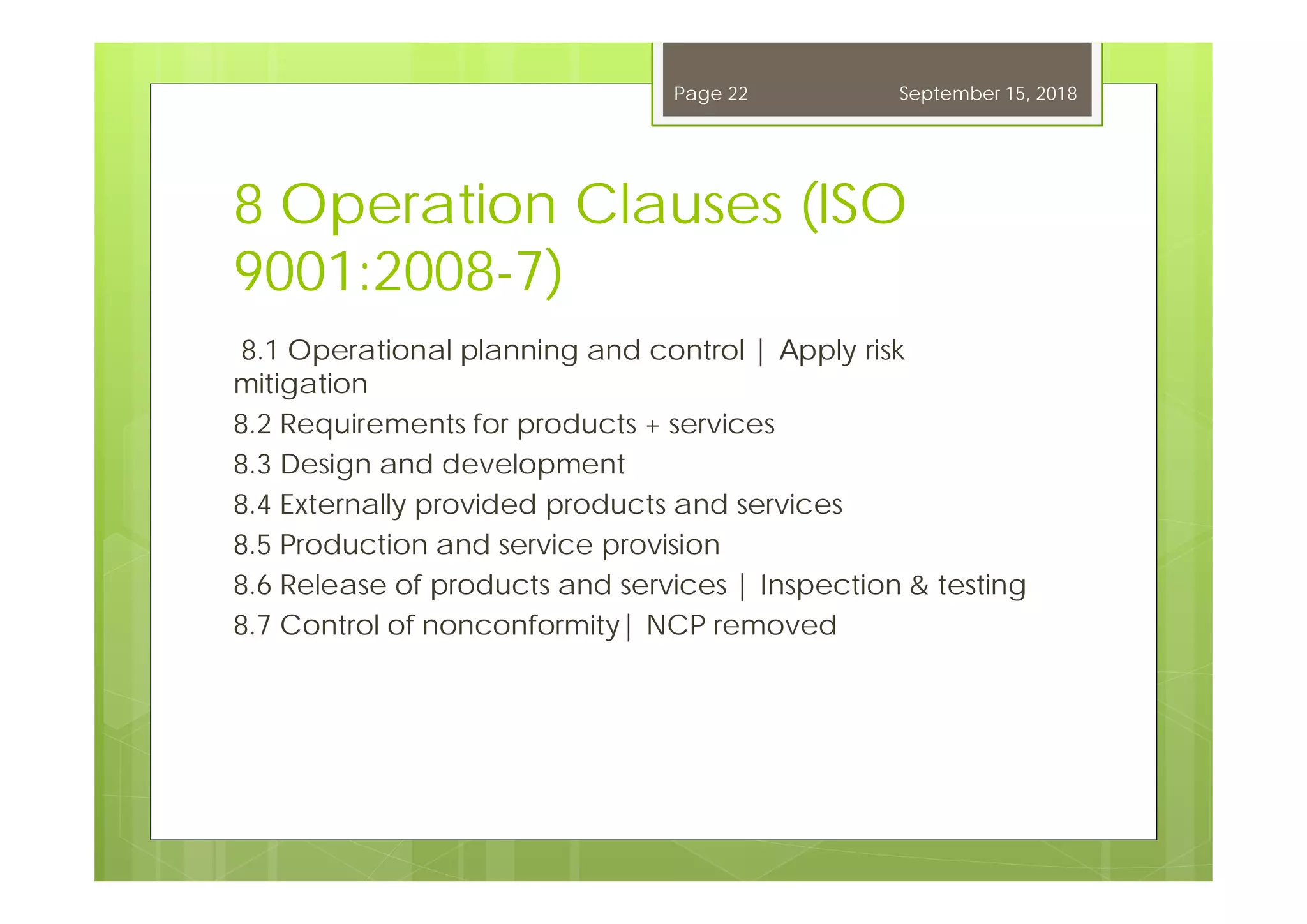 ISO 9001 2015 Quality Management System (Implementation) | PDF