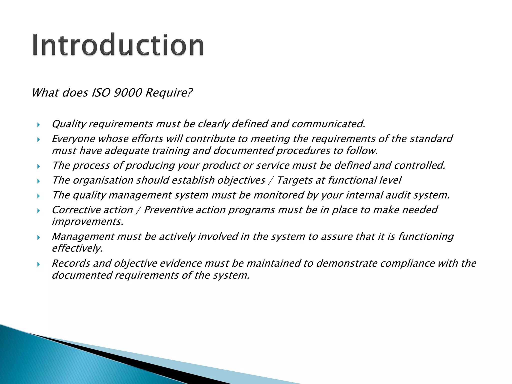 ISO 9001:2015 Introduction & Awareness Training | PDF