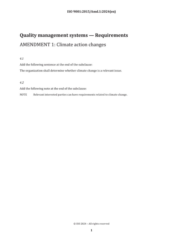 ISO 9001_2015 AMD 1_2024 - Quality management systems — Requirements ...
