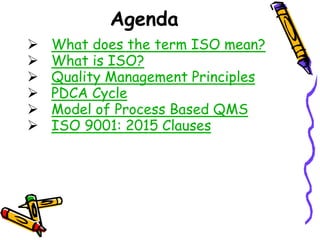 ISO 9001:2015 awareness. | PPSX