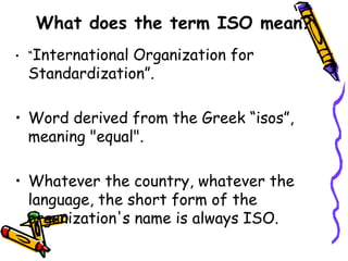ISO 9001:2015 awareness. | PPSX