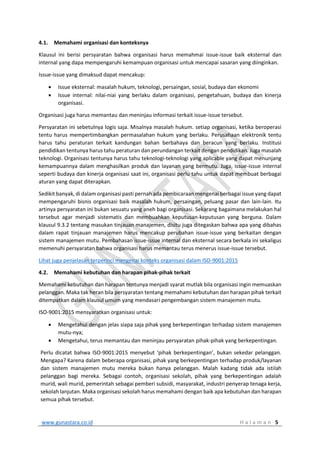 Iso 9001 2015 fdis penjelasan klausul klausul | PDF