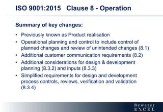 ISO 9001 2015 highlight of changes | PPT