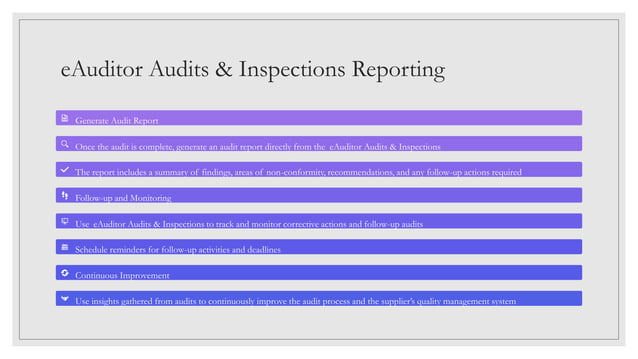 ISO 9001 2015 Manufacturing Supplier Audit Checklist eAuditor Audits ...