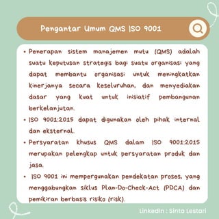 ISO 9001:2015 Quality Management System Versi Indonesia | PDF