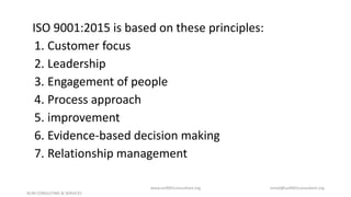 Introduction to 9001 2015 | PPTX