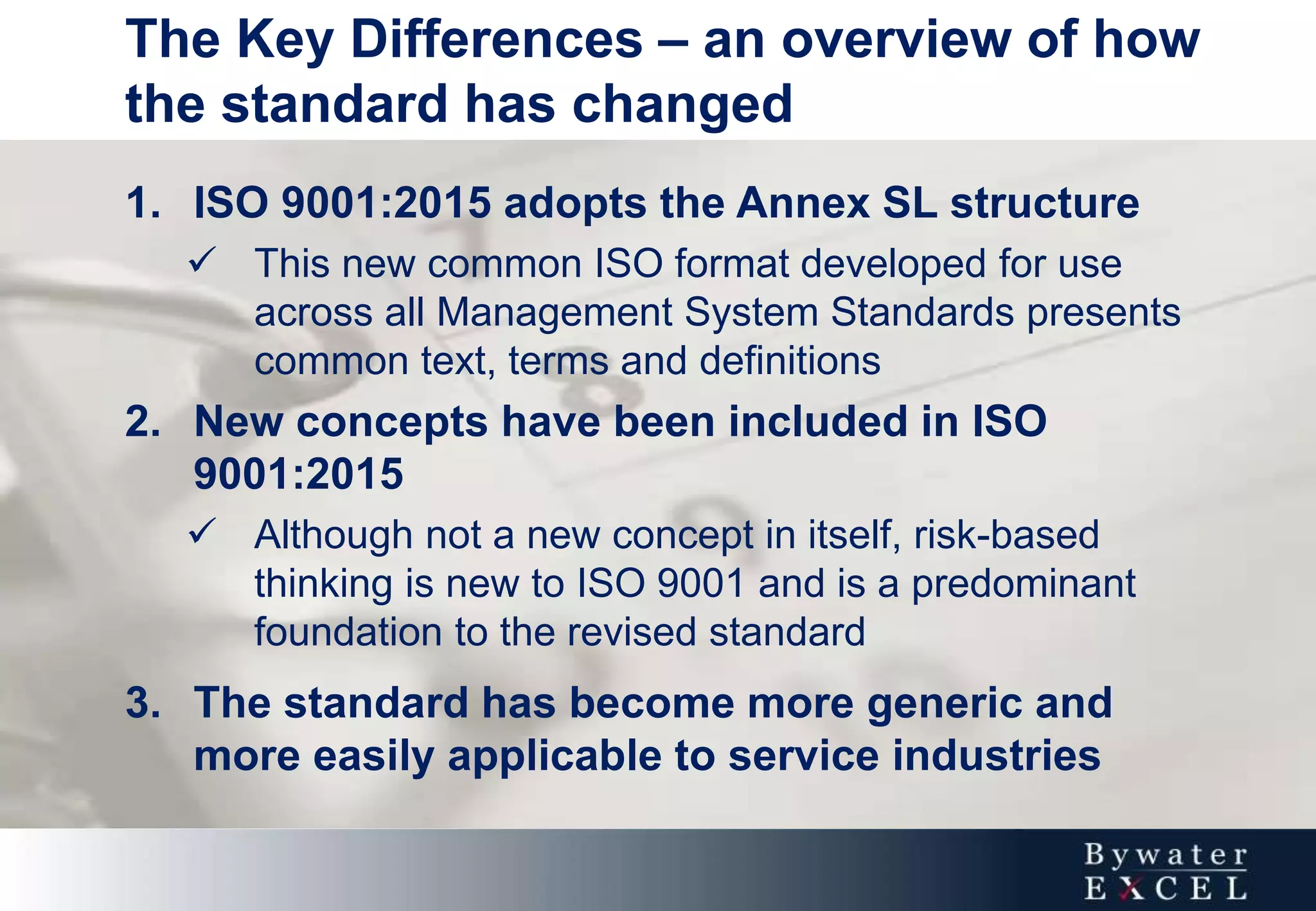 Are you prepared to transition to ISO 9001:2015? | PPT