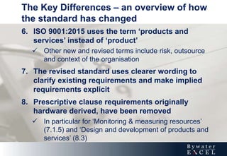 Are you prepared to transition to ISO 9001:2015? | PPT