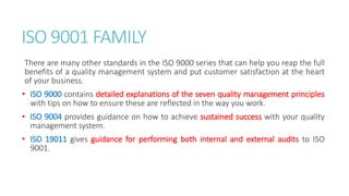 ISO 9001 introduction, basic concepts and requirements, clause by ...
