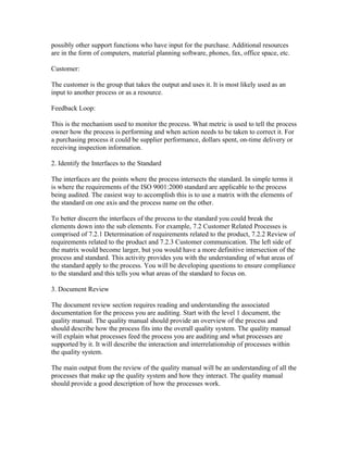 Iso 9001 audit procedures | DOC