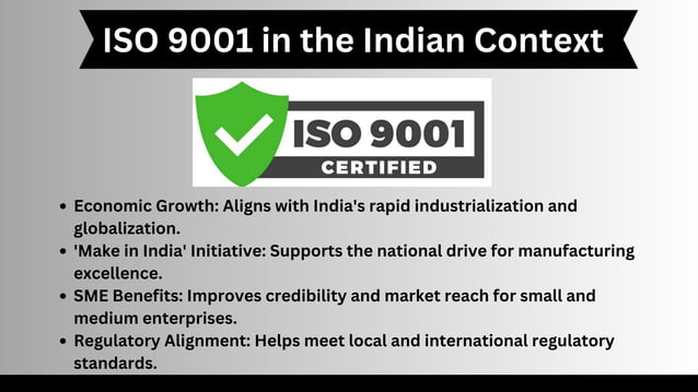 ISO 9001 Certification in India | QCC | PPT