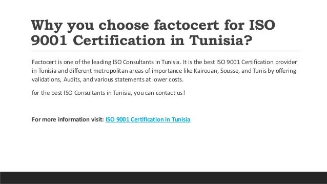 ISO 9001 Certification in Tunisia.pptx