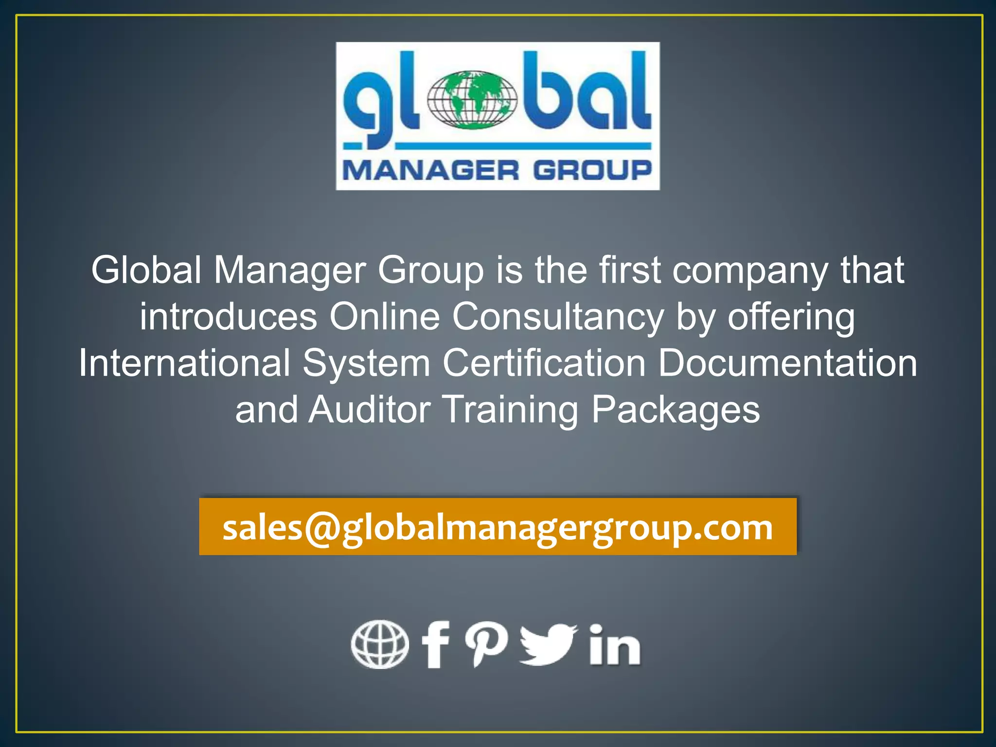 PPT Presentation on ISO 9001 Requirements | PPTX