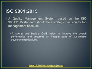 PPT Presentation on ISO 9001 Requirements | PPTX