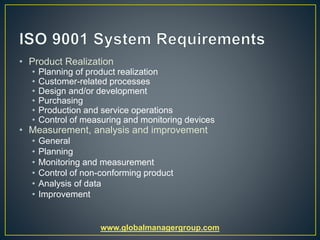 PPT Presentation on ISO 9001 Requirements | PPTX