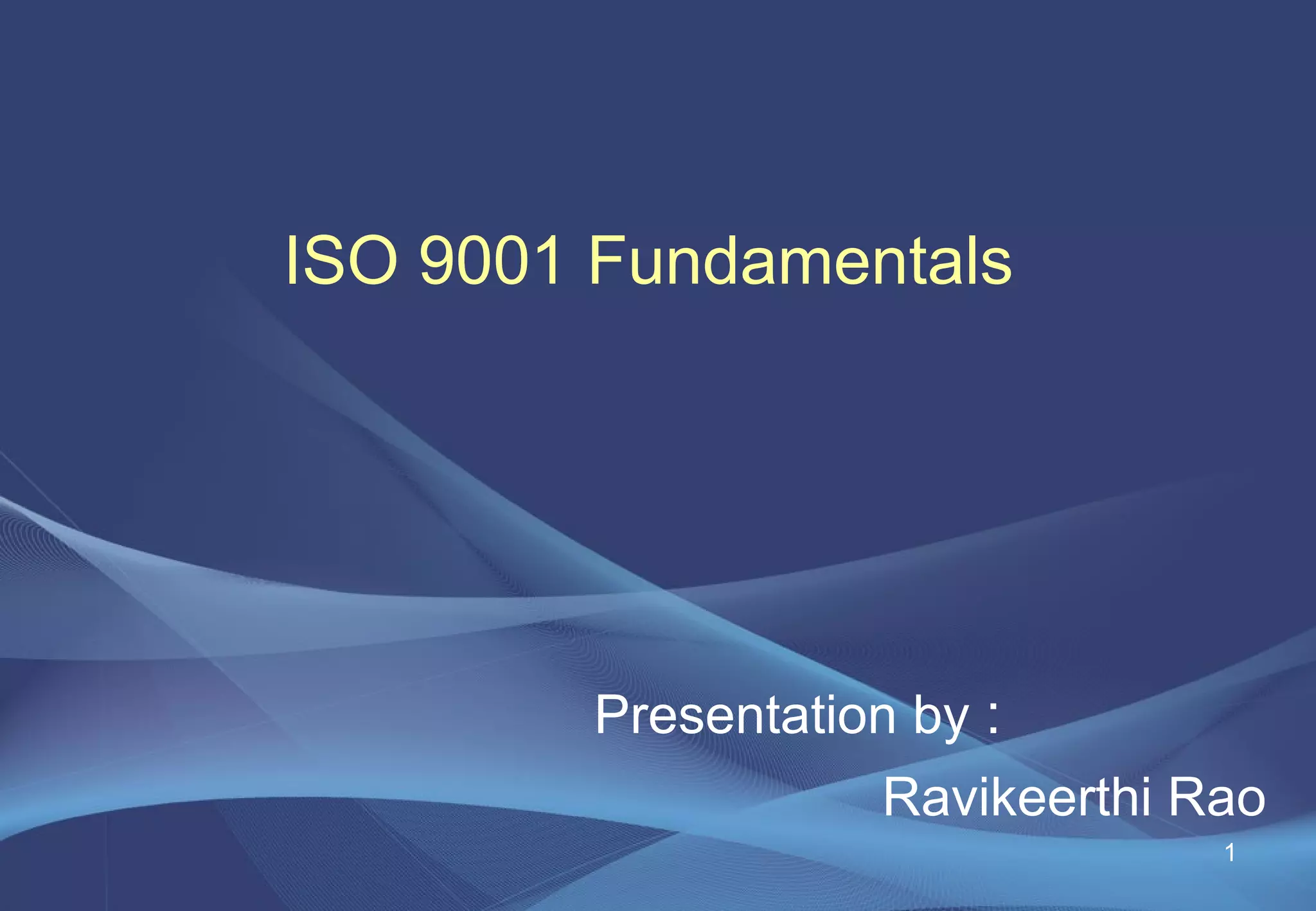 ISO 9001 Fundamentals 07.02.2018