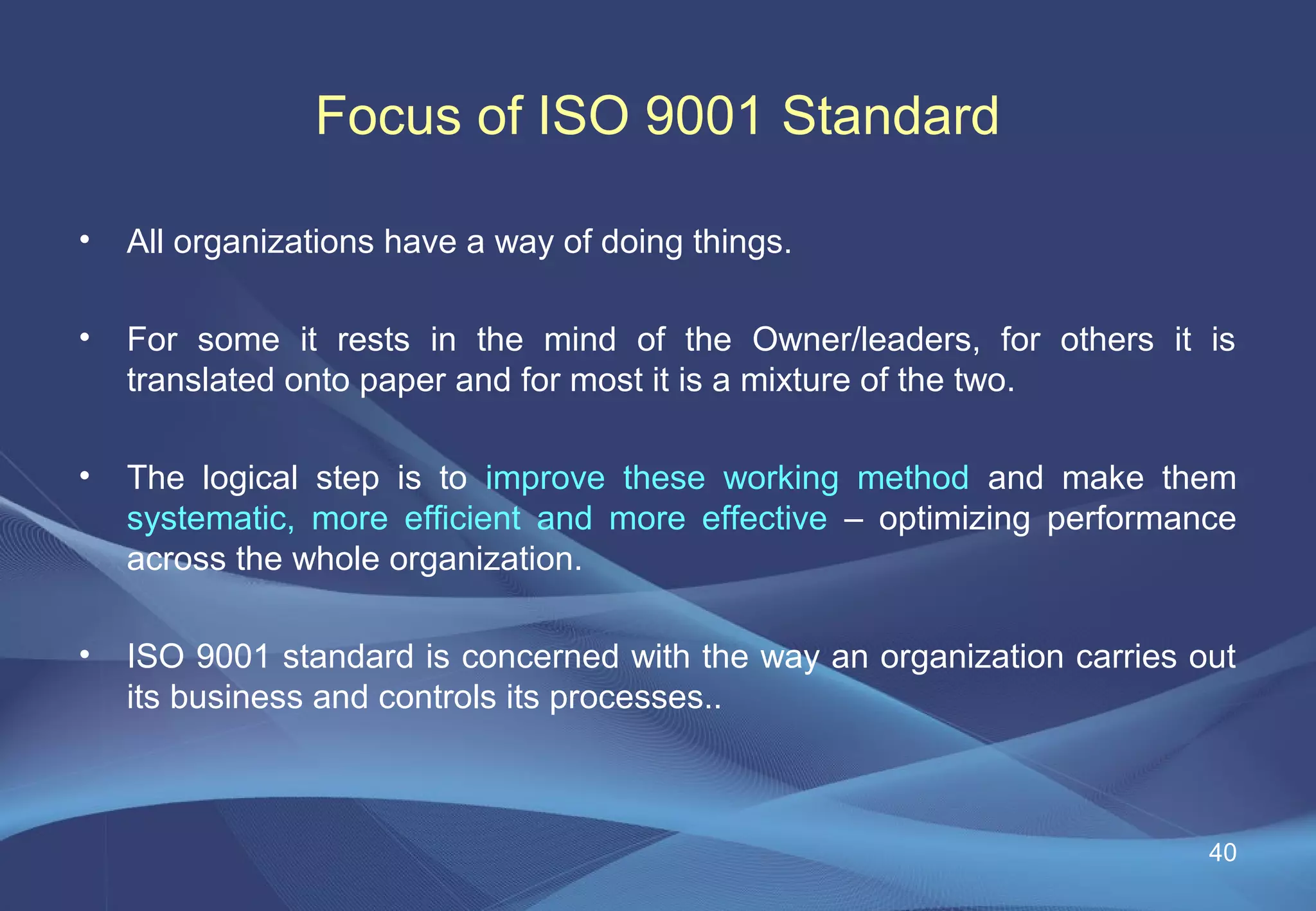 ISO 9001 Fundamentals 07.02.2018