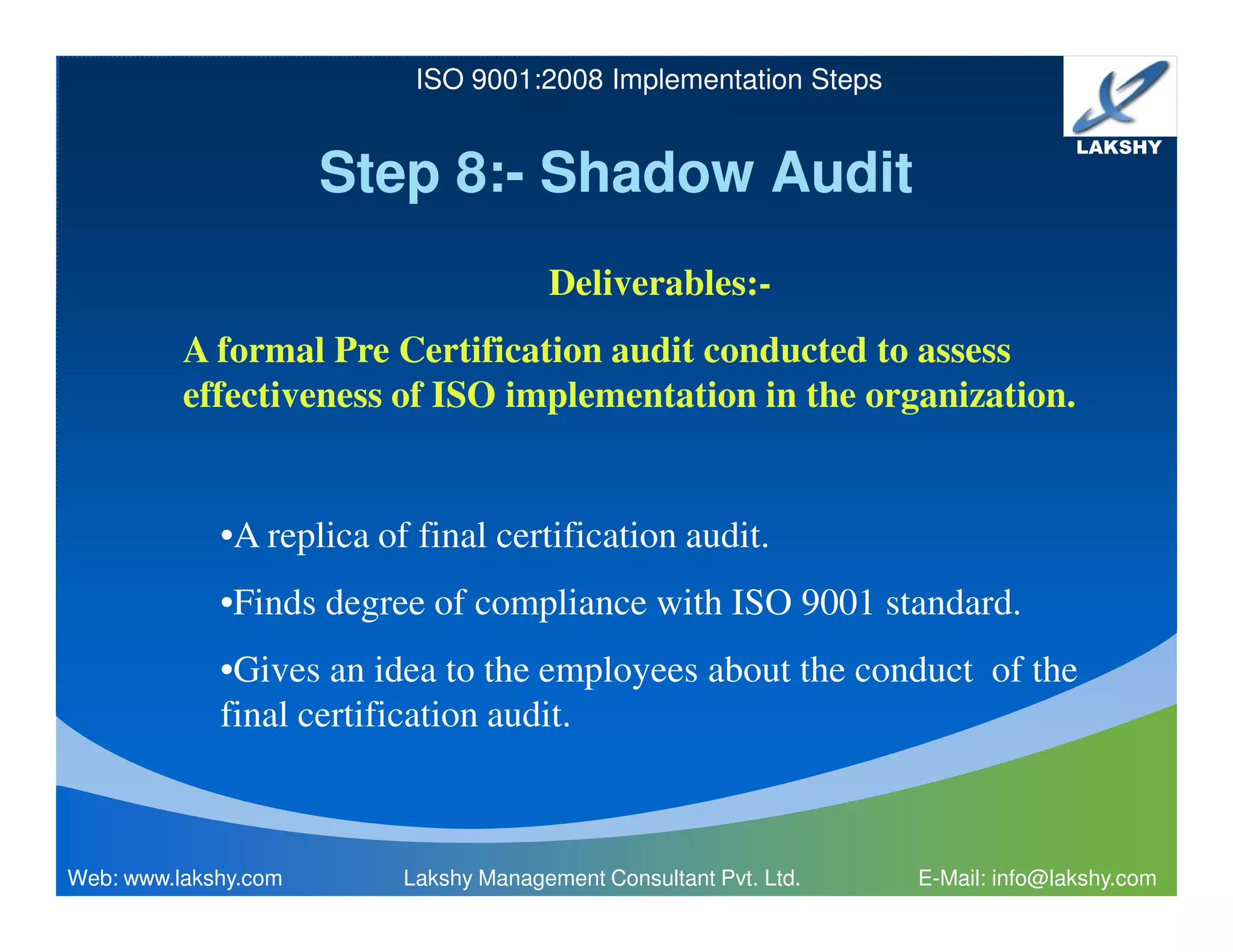 Iso 9001 implementation methodology | PDF