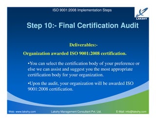 Iso 9001 implementation methodology | PDF