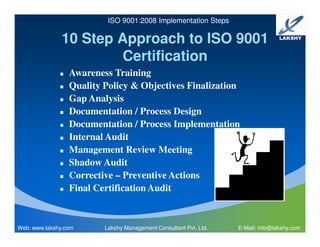 Iso 9001 implementation methodology | PDF