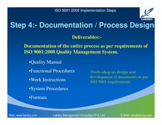 Iso 9001 implementation methodology | PDF