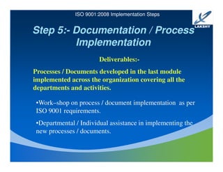 Iso 9001 implementation methodology | PDF