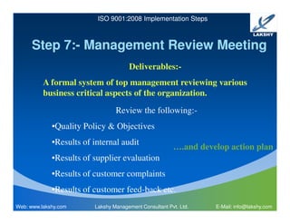 Iso 9001 implementation methodology | PDF