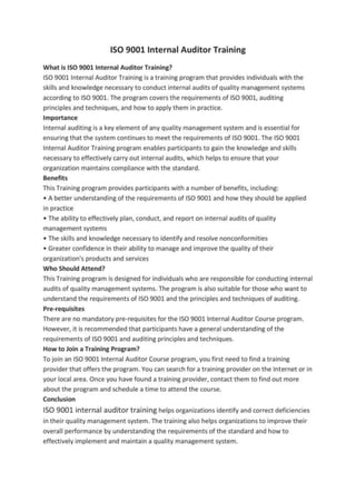 ISO 9001 Internal Auditor Training.ppt