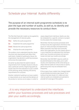 Iso 9001 internal audit tips | PDF
