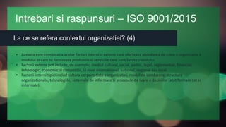 Iso 9001 intrebari | PPTX
