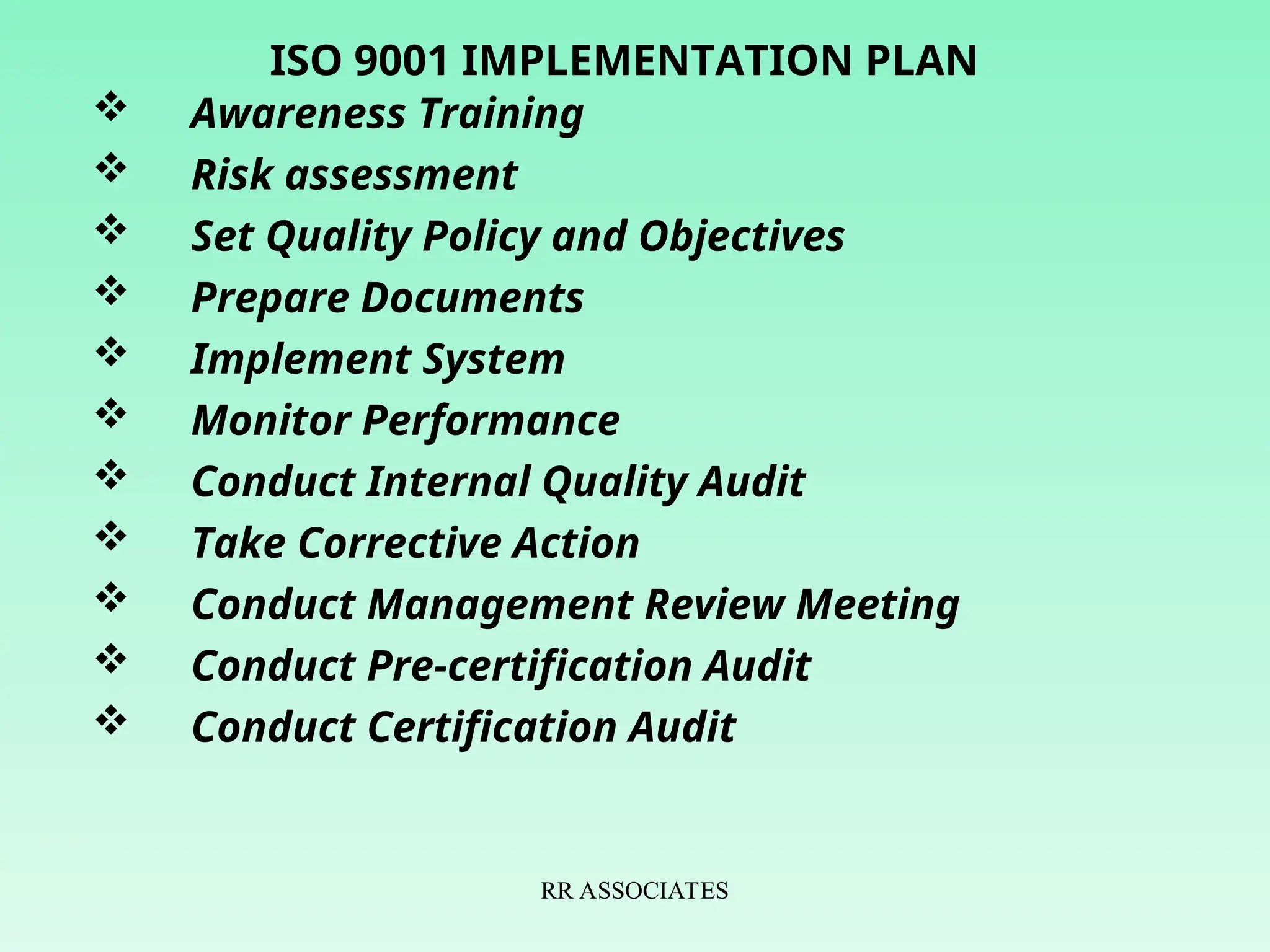 ISO 9001 introduction slides. Basic data aboput | PPT