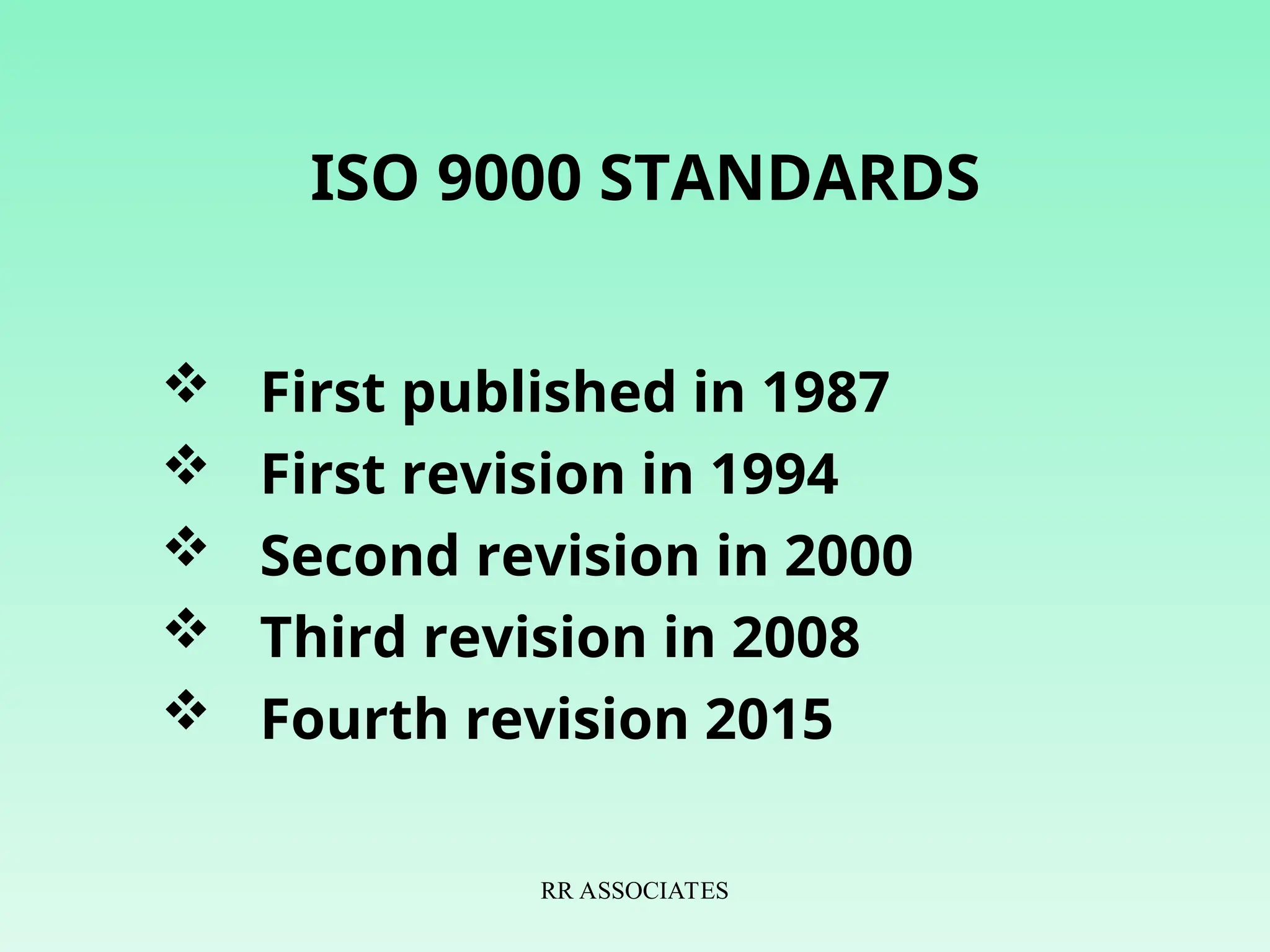 ISO 9001 introduction slides. Basic data aboput | PPT