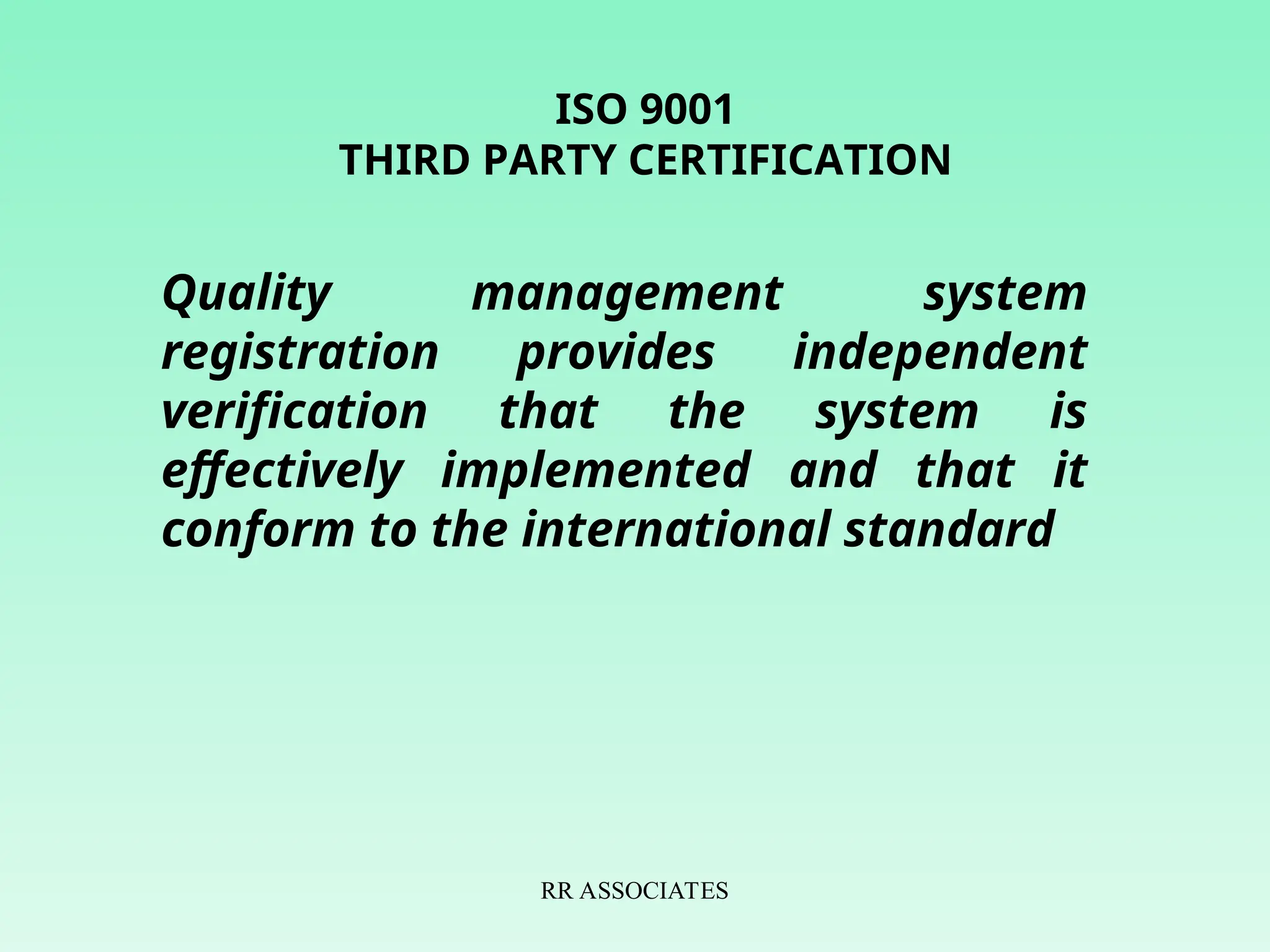 ISO 9001 introduction slides. Basic data aboput | PPT