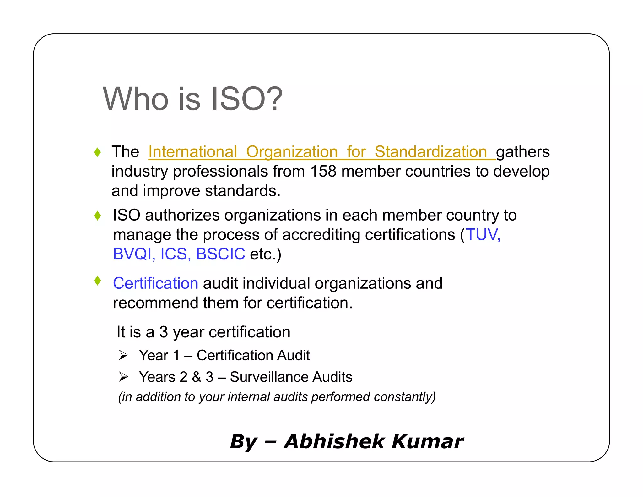 ISO 9001 overview | PDF