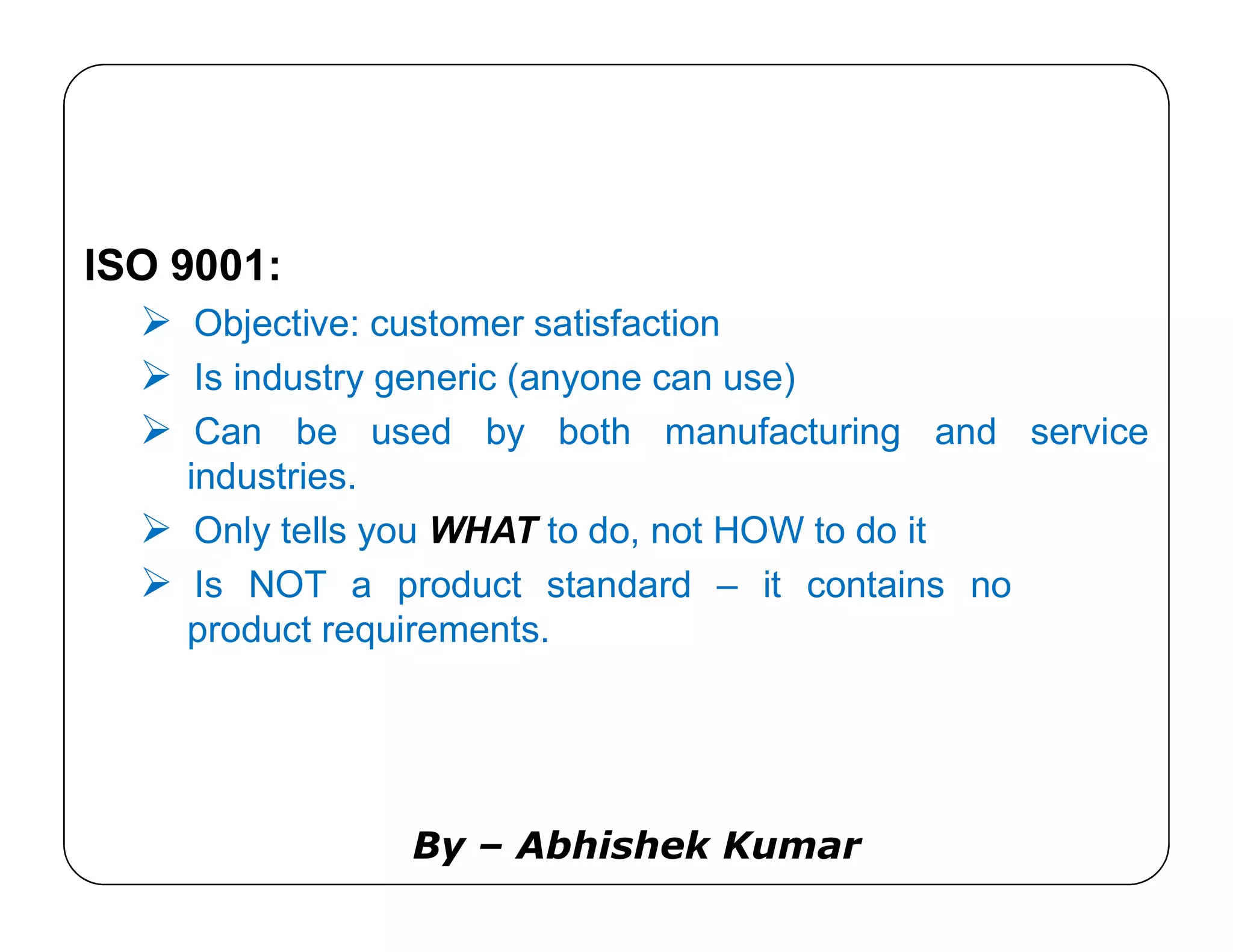 ISO 9001 overview | PDF