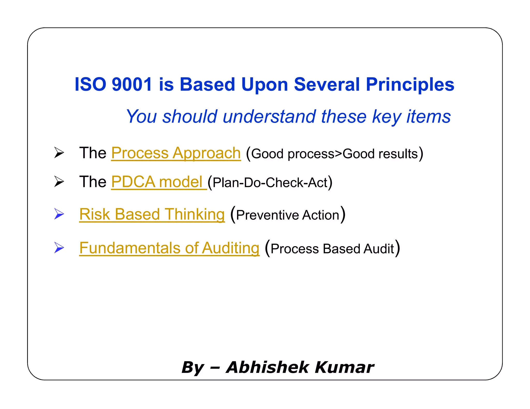 ISO 9001 overview | PDF