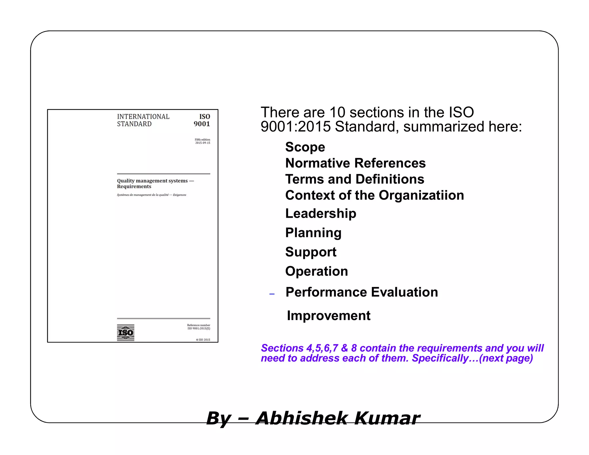 ISO 9001 overview | PDF