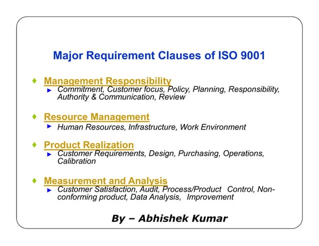 ISO 9001 overview | PPT