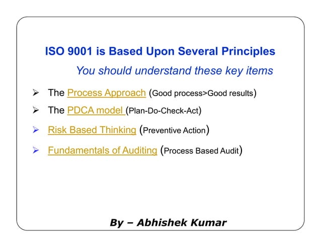 ISO 9001 overview | PPT