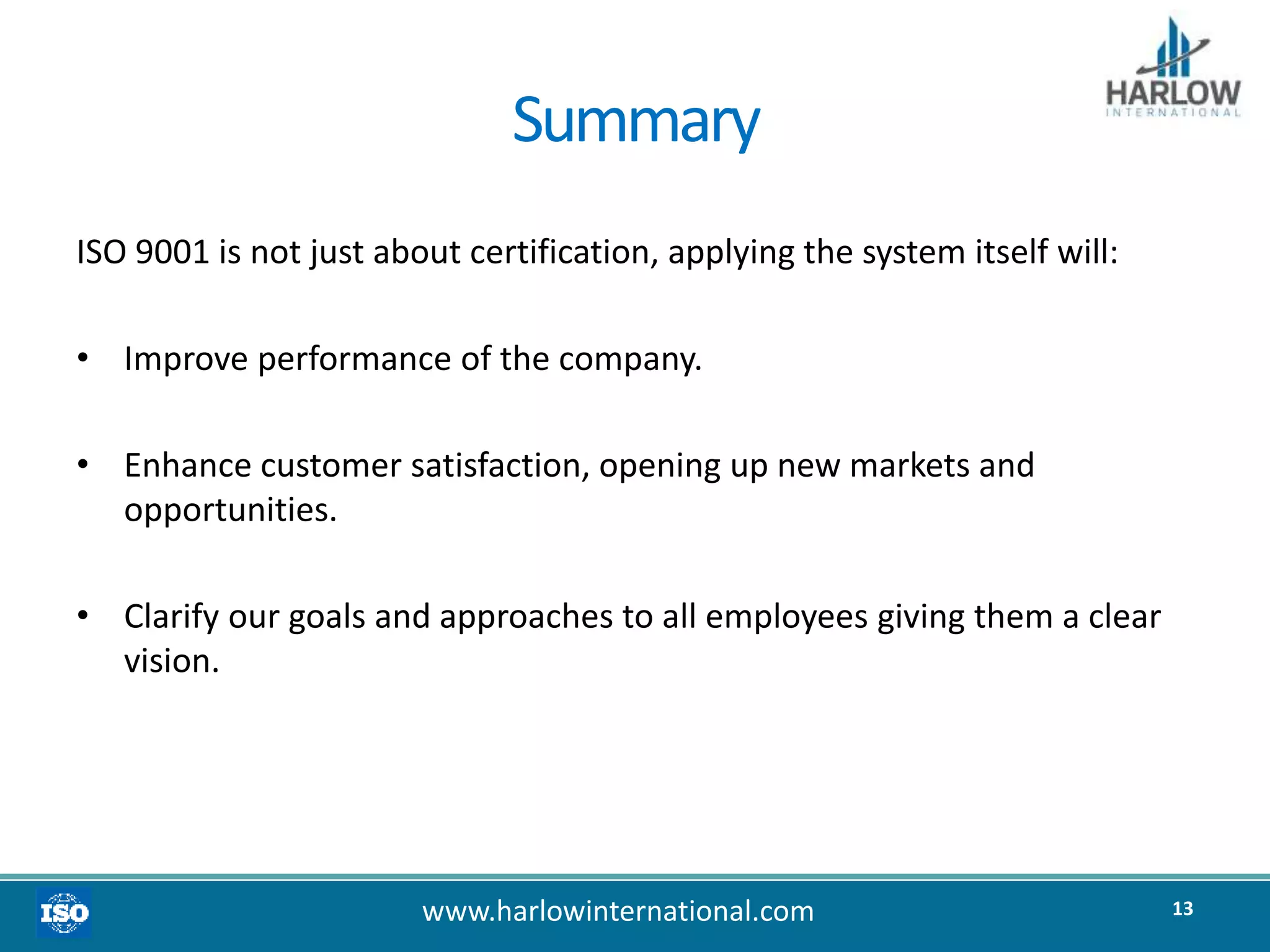 ISO 9001:2015 Introduction to Management | PPTX